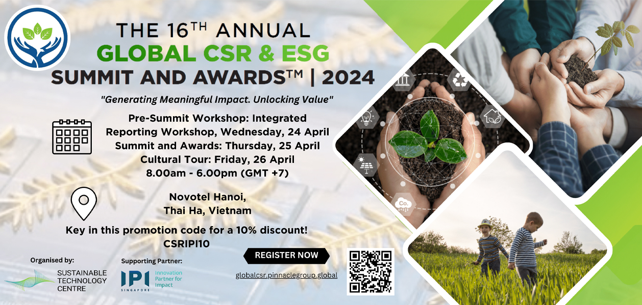 The 16th Annual Global CSR & ESG Summit & Awards™ | Event