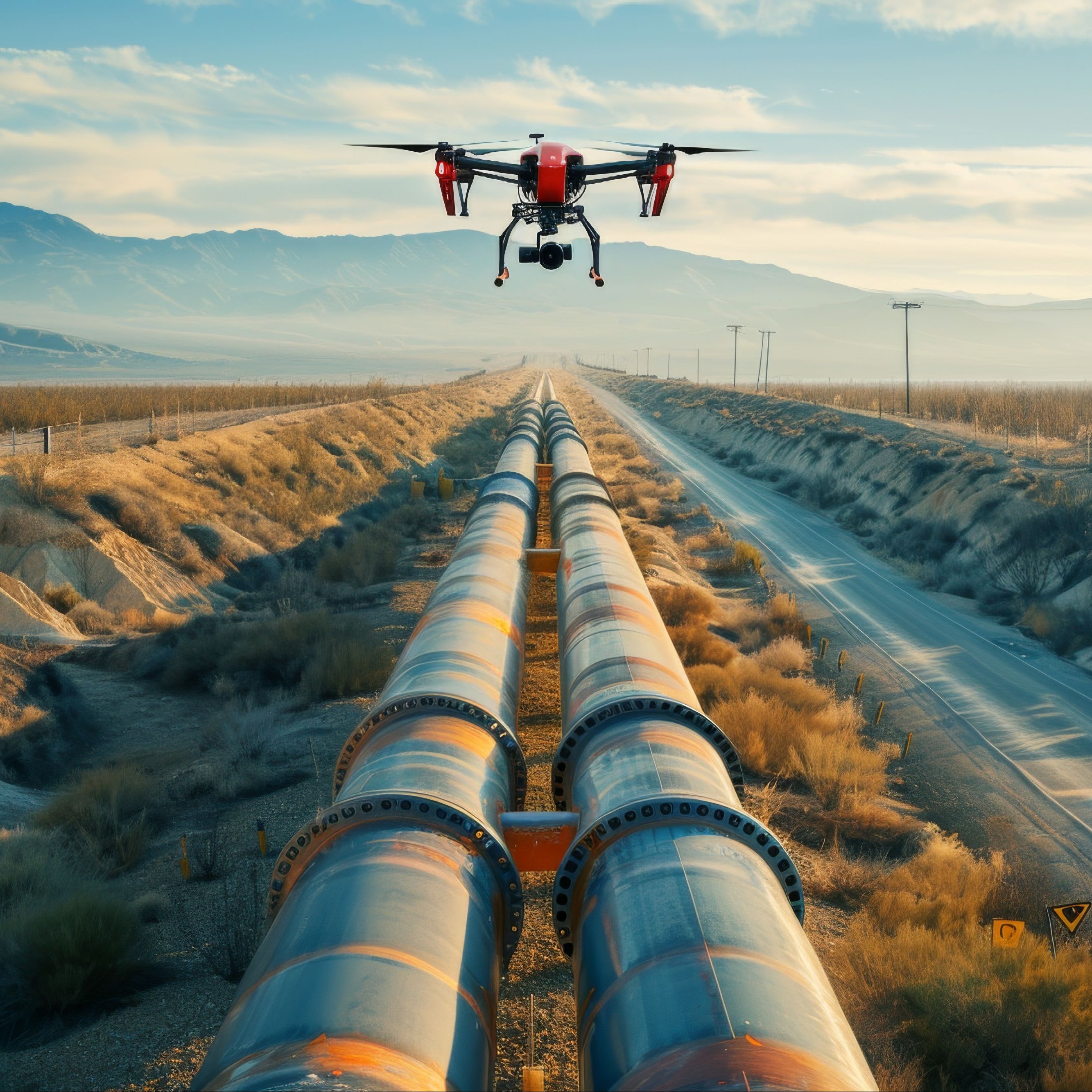 Edge AI-based Drone System for Pipe Inspection and Monitoring