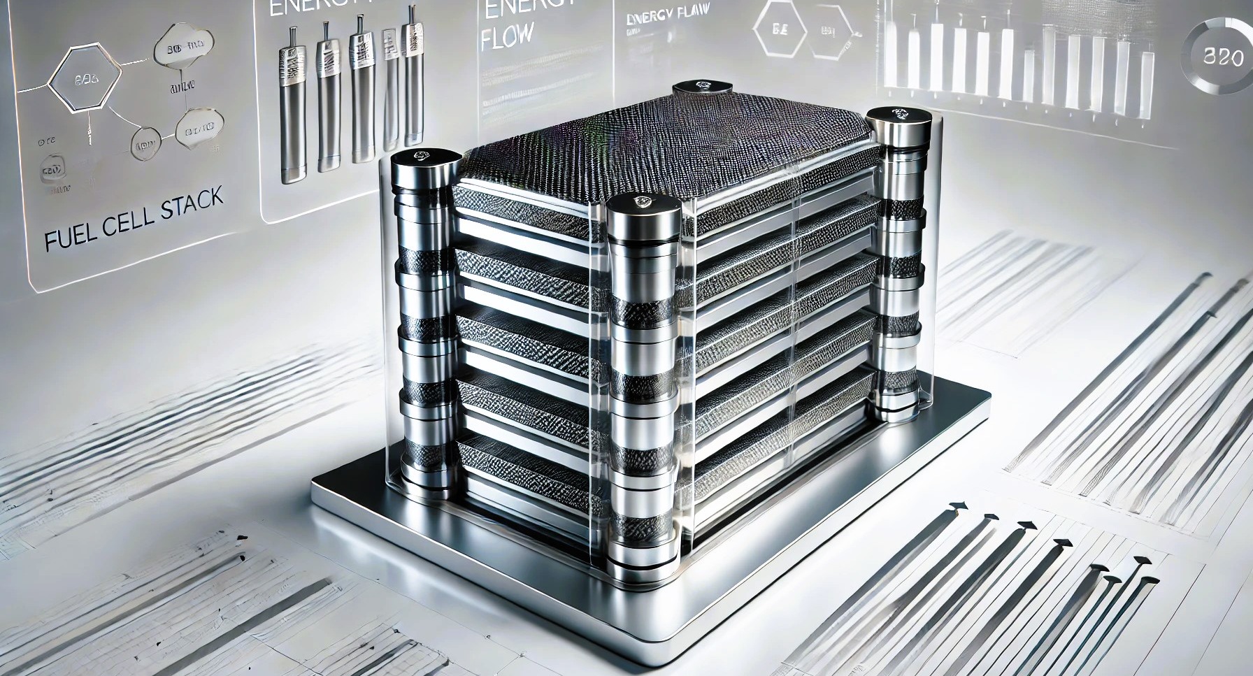 High-Performance Lightweight PEM Fuel Cell Stack for Versatile Applications
