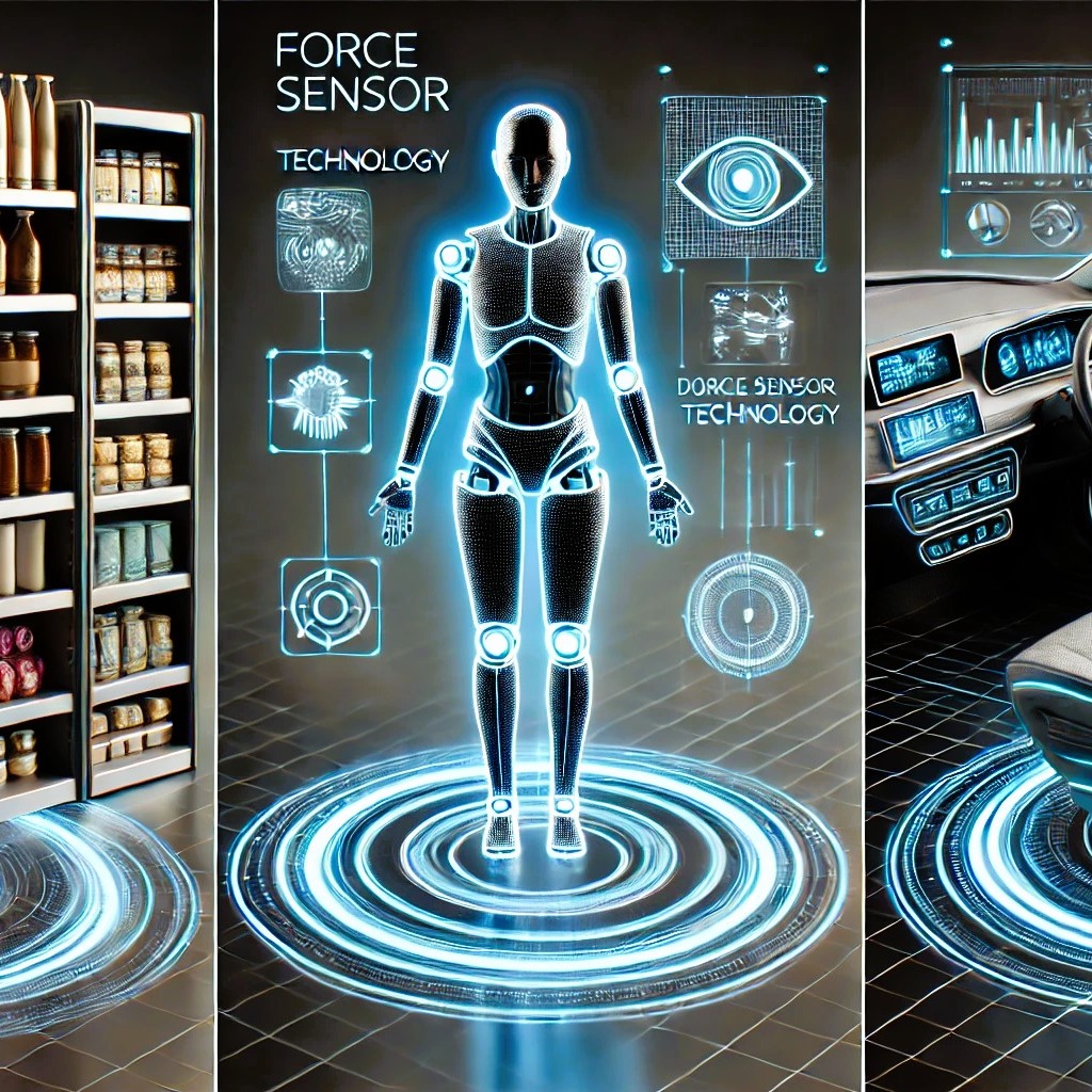 Unique Large-Area Capacitive Force Sensor with Wide Dynamic Range