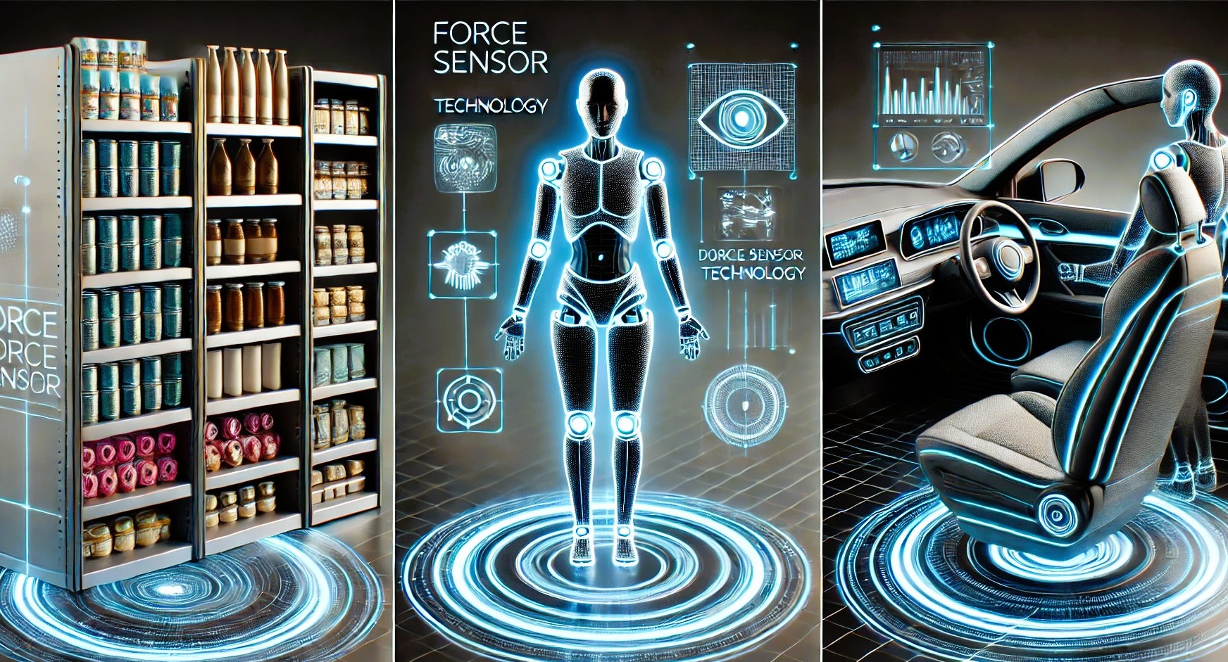 Unique Large-Area Capacitive Force Sensor with Wide Dynamic Range