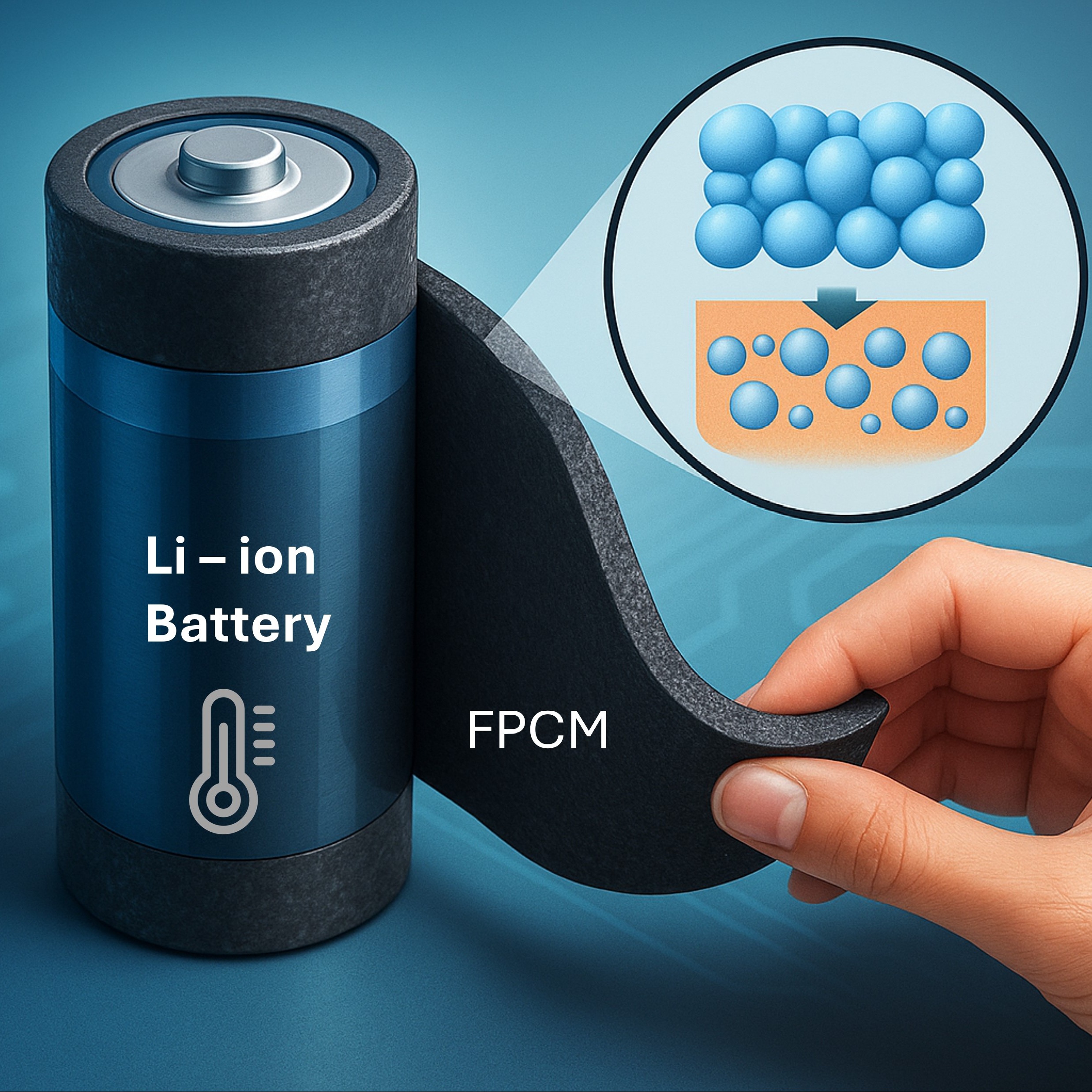 Thermally Enhanced Flexible Composite Phase Change Materials for Li-ion ...